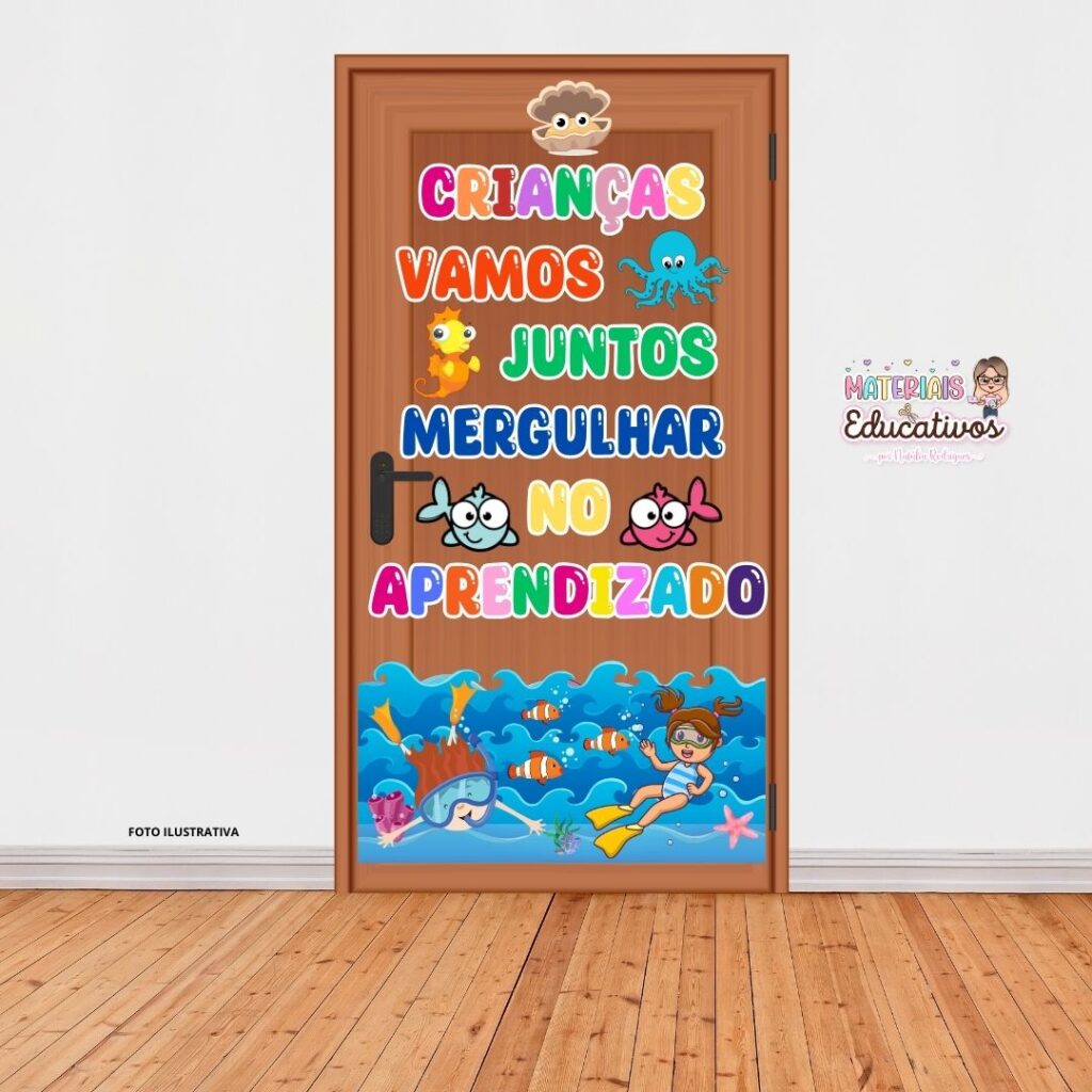 PAINEL VOLTA ÀS AULAS-FUNDO DO MAR