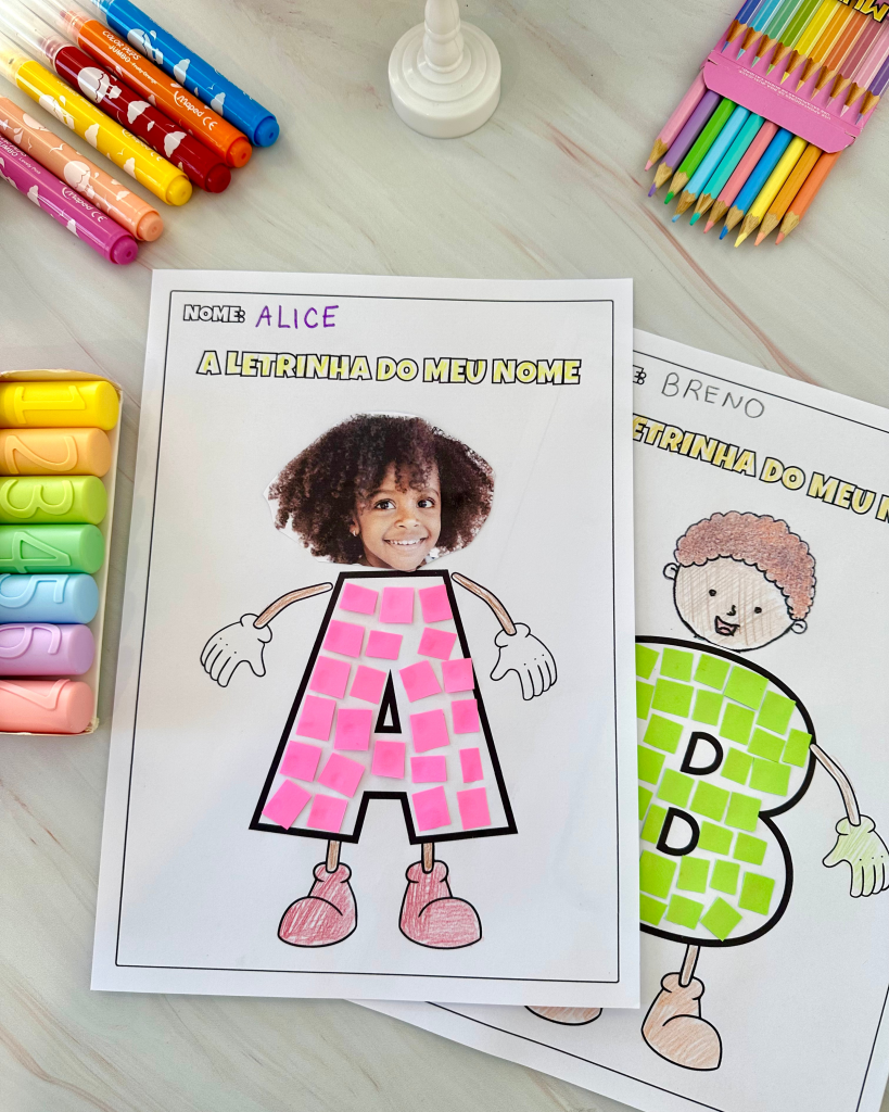 ATIVIDADE LETRA INICIAL DO NOME